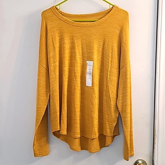 Time and Tru | Tops | Mustard Color Top | Poshmark